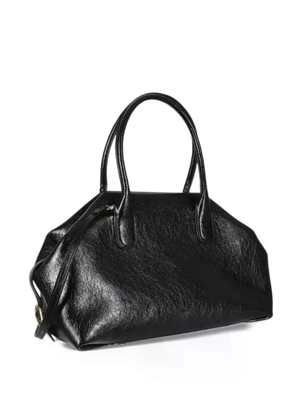 THEMOIRE Medium Talia Crumpled-texture Tote Bag