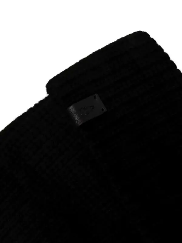 ALLSAINTS Ribbed-knit Beanie Hat - Black