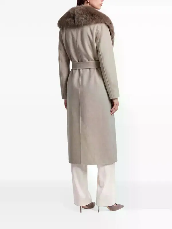 Rudsak Cindy Faux-fur Collar Belted Coat