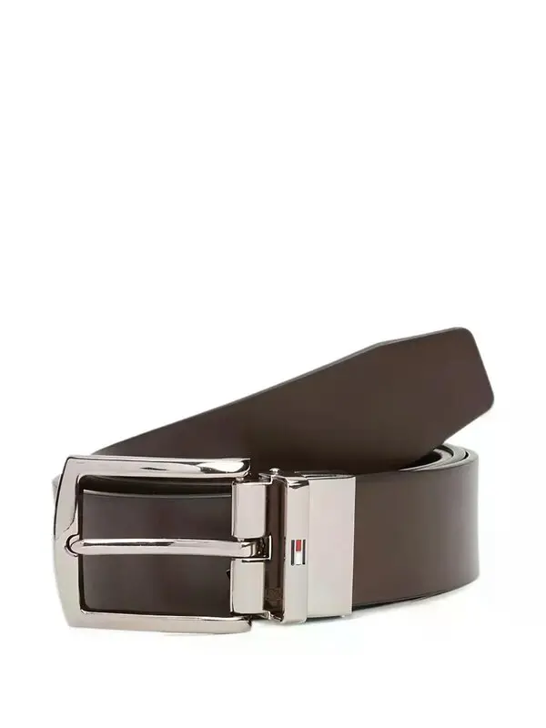 Tommy Hilfiger Reversible Leather Belt - Brown