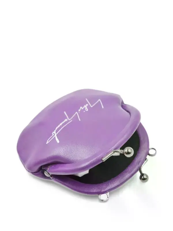 Yohji Yamamoto Logo-print Leather Coin Necklace