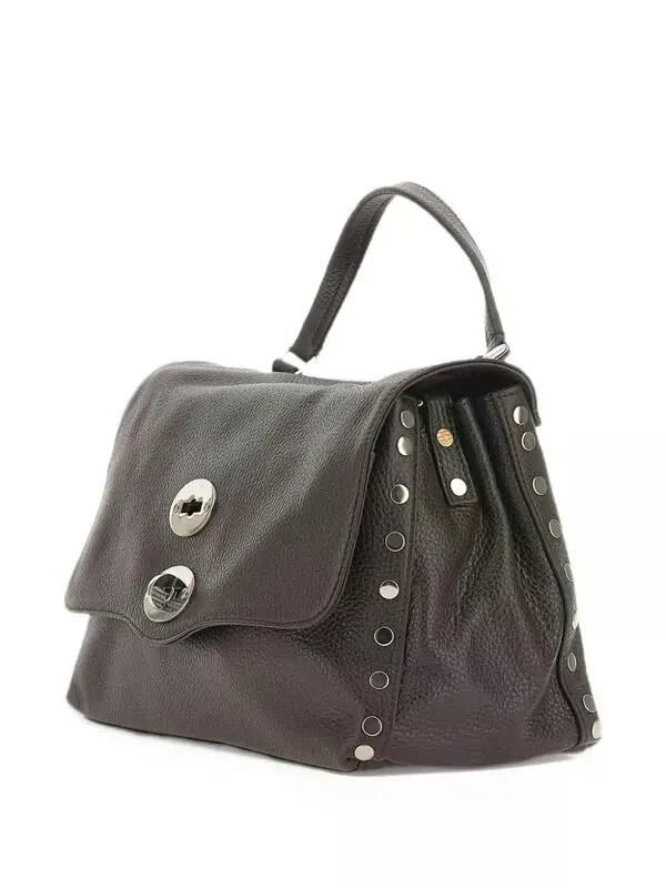ZANELLATO Postina Stud-embellished Leather Shoulder Bag