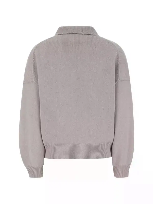 LISA YANG Etta Cashmere Polo Sweater