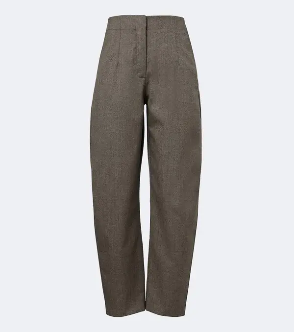 Jacquemus Citta Cotton Barrel-leg Pants