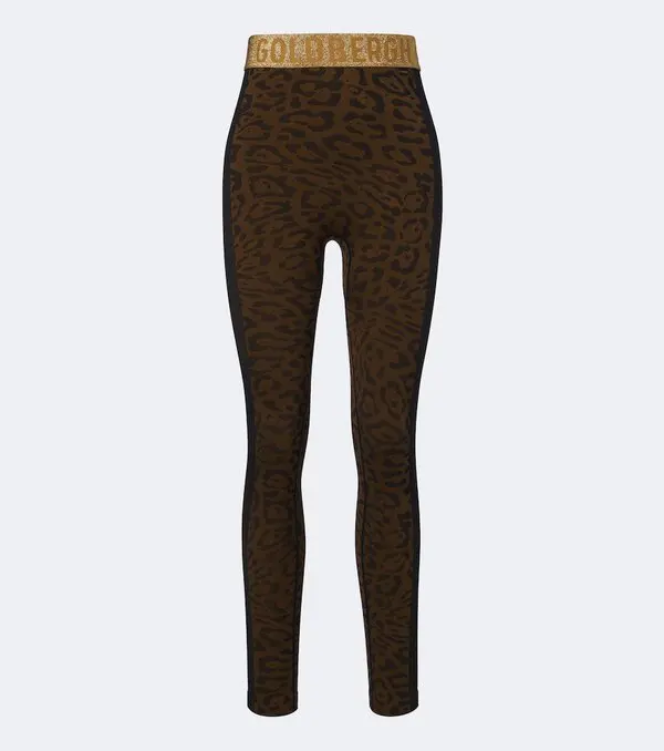 Goldbergh Caitlyn Leopard-print Ski Leggings