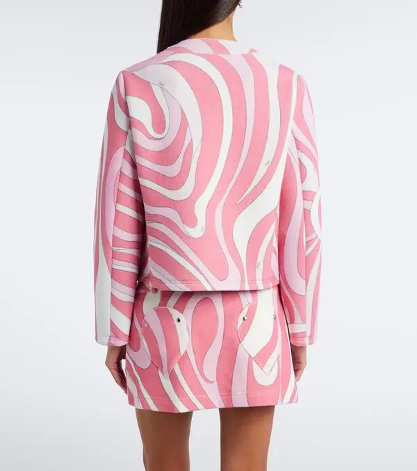 Emilio Pucci Marmo Cotton-blend Terry Jacket