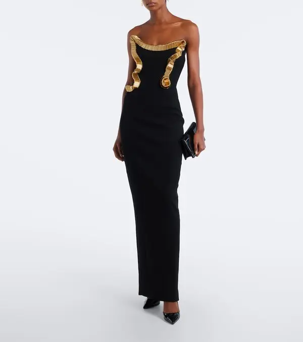 Rachel Gilbert Malik Embellished Gown