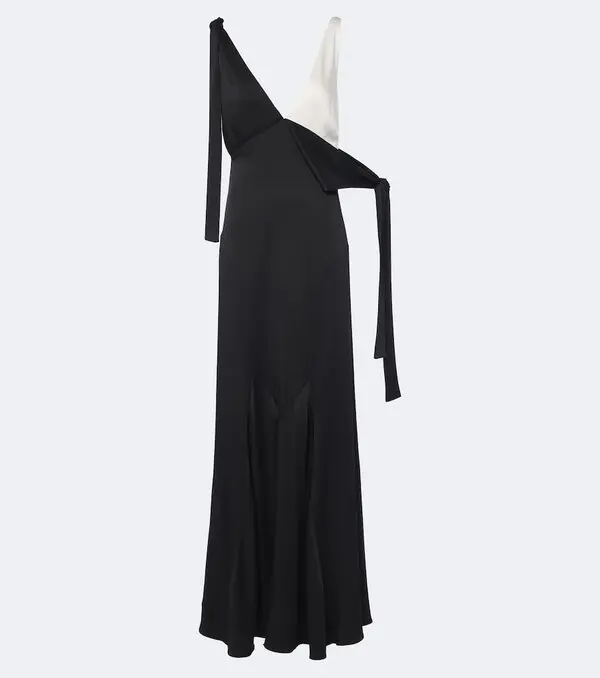 Stella McCartney Asymmetric Crêpe Gown