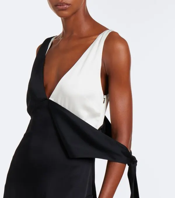 Stella McCartney Asymmetric Crêpe Gown