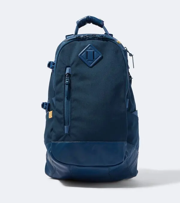 Visvim Condura Leather-trimmed Backpack - Blue