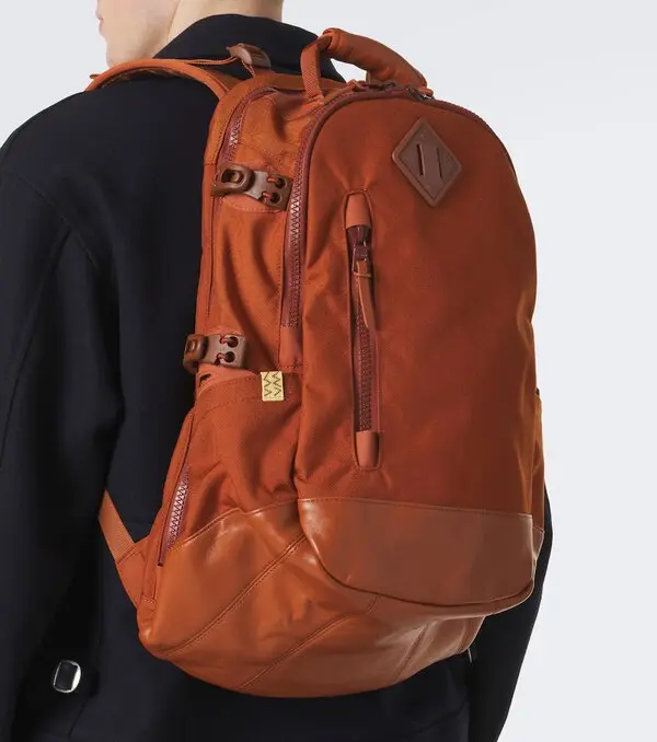 Visvim Condura Leather-trimmed Backpack - Brown