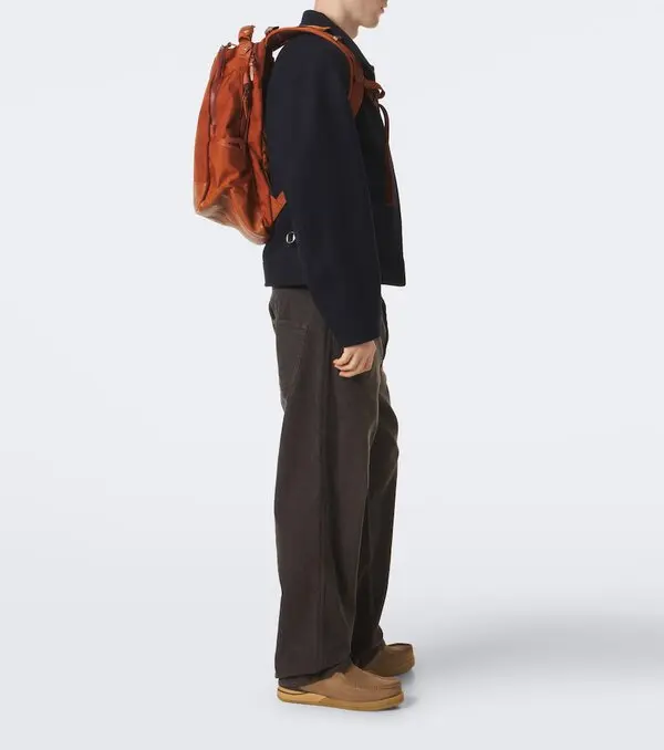 Visvim Condura Leather-trimmed Backpack - Brown