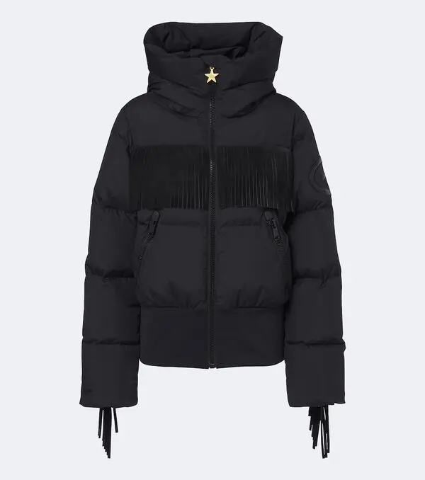 Goldbergh Marna Fringed Ski Jacket - Black