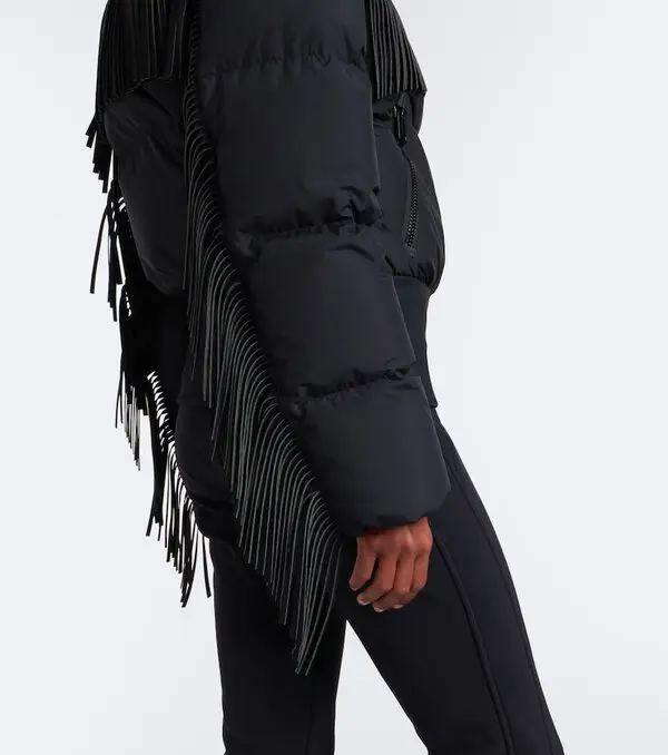 Goldbergh Marna Fringed Ski Jacket - Black