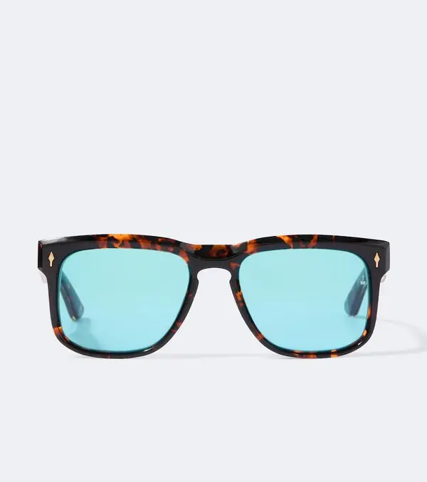 JACQUES MARIE MAGE Wesley Square Sunglasses - Brown