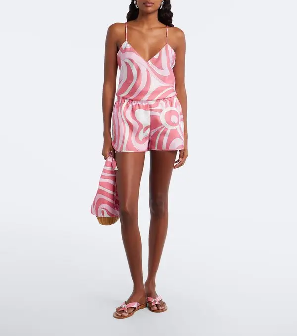 Emilio Pucci Picnic Marmo Top-handle Bag