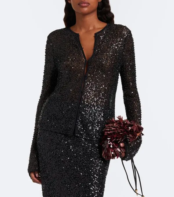 SIR. Cassia Sequined Top