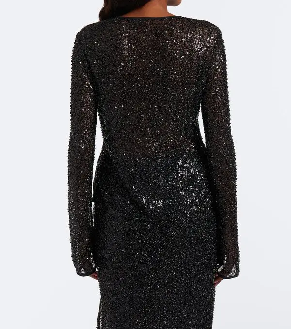 SIR. Cassia Sequined Top
