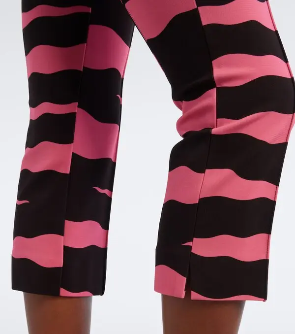 Emilio Pucci Fiamme Jersey Capri Pants