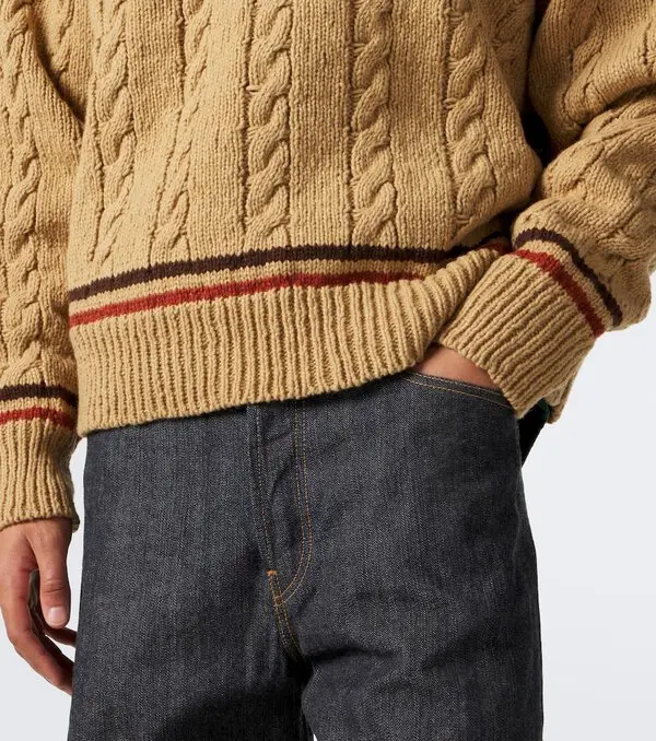 Visvim Collegia Wool And Cashmere Sweater