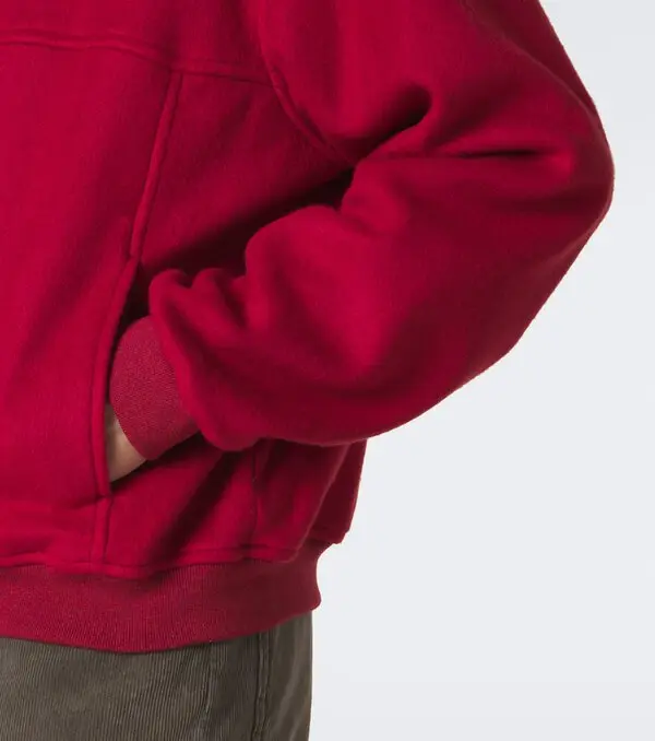 Auralee Silk Fleece Jacket - Red