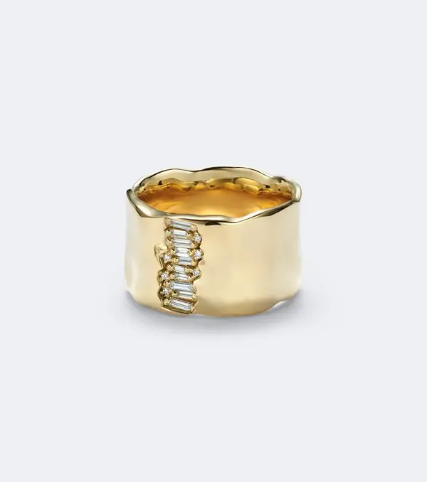 SUZANNE KALAN Milli 18kt Ring With Diamonds - Gold
