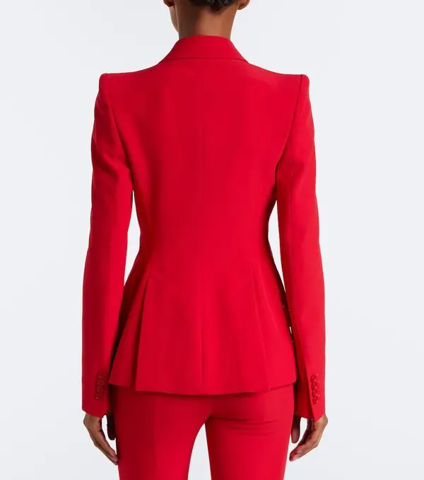 Alexander McQueen Single-breasted Blazer - Red