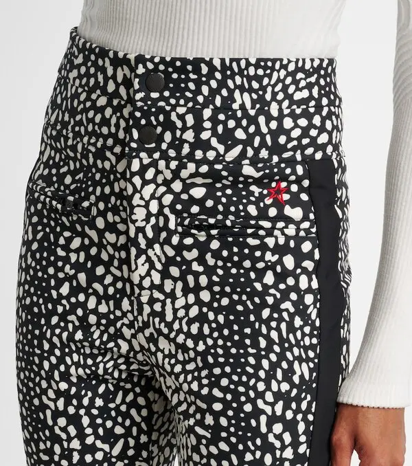 Perfect Moment Aurora Leopard-print Flared Ski Pants
