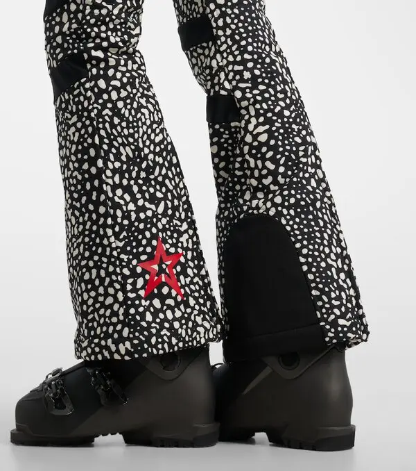 Perfect Moment Aurora Leopard-print Flared Ski Pants
