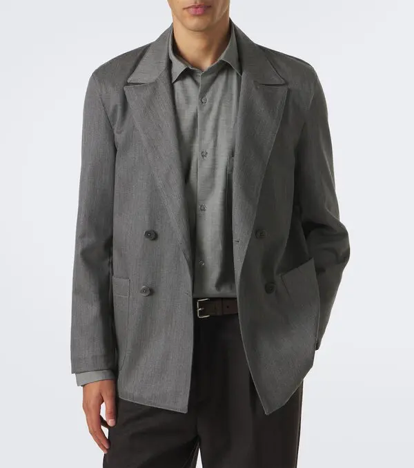 STOFFA Stòffa Double-breasted Wool Blazer