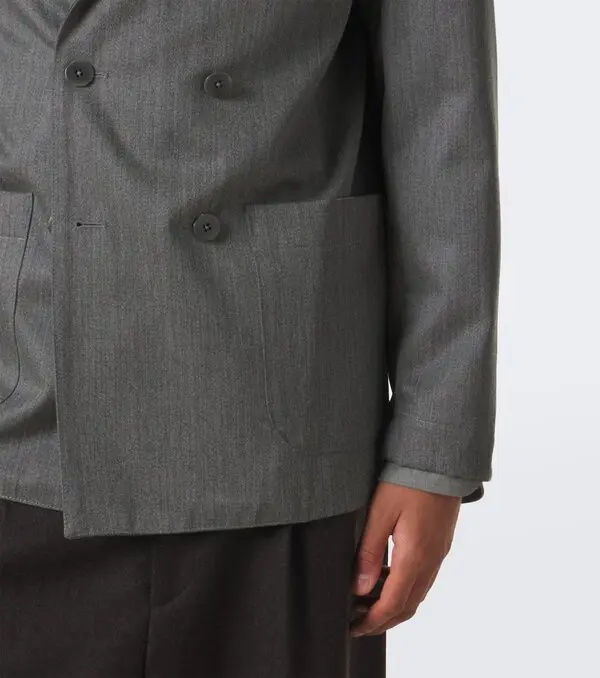 STOFFA Stòffa Double-breasted Wool Blazer