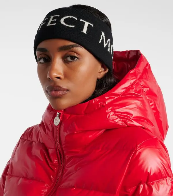 Perfect Moment Logo Wool-blend Headband - Black