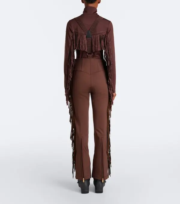 Goldbergh Whisper Fringed Studded Ski Top