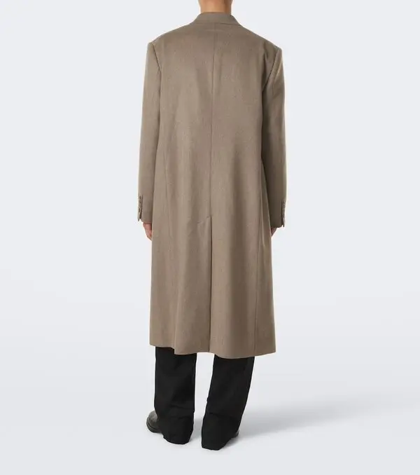 Auralee Double-breasted Cashmere Coat