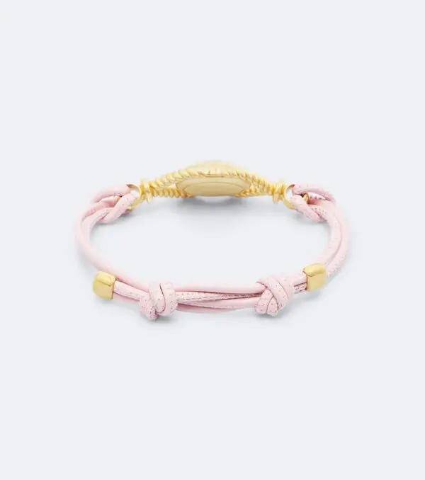 Chloé Leather-trimmed Bracelet