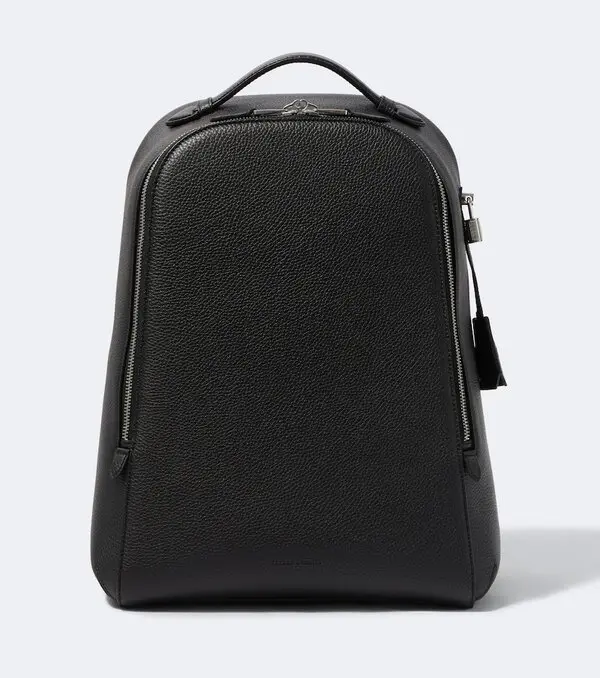 Dunhill Leather Backpack - Black