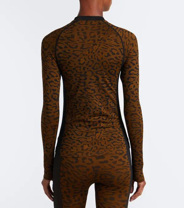 Goldbergh Feline Leopard-print Ski Top