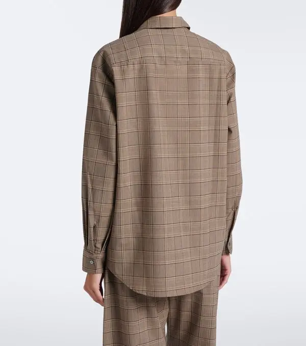 LESET Mia Checked Oversized Shirt