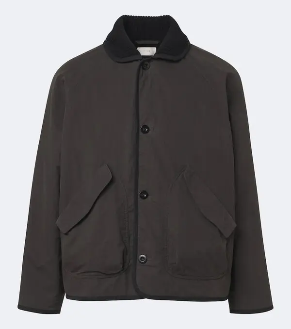 THE ROW Tobias Cotton-blend Jacket - Grey