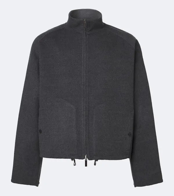 STOFFA Stòffa Reversible Wool Fleece Jacket