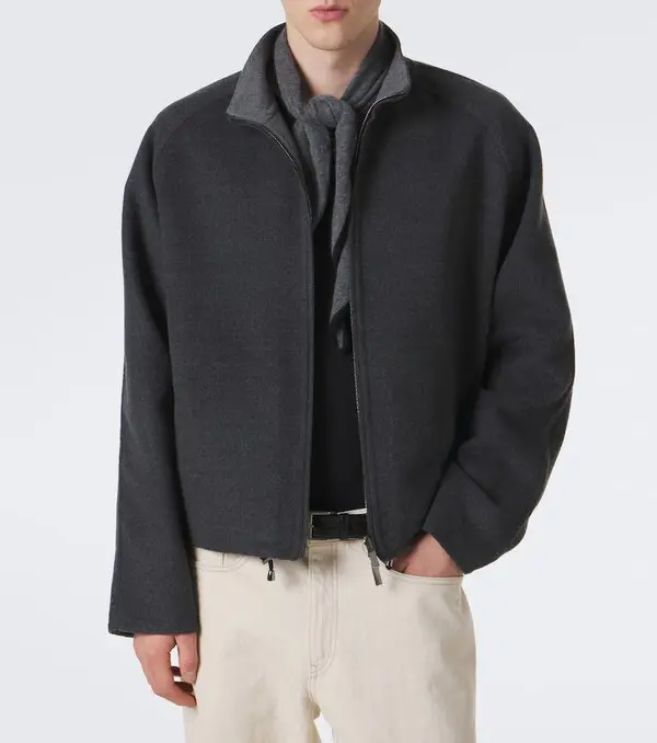 STOFFA Stòffa Reversible Wool Fleece Jacket