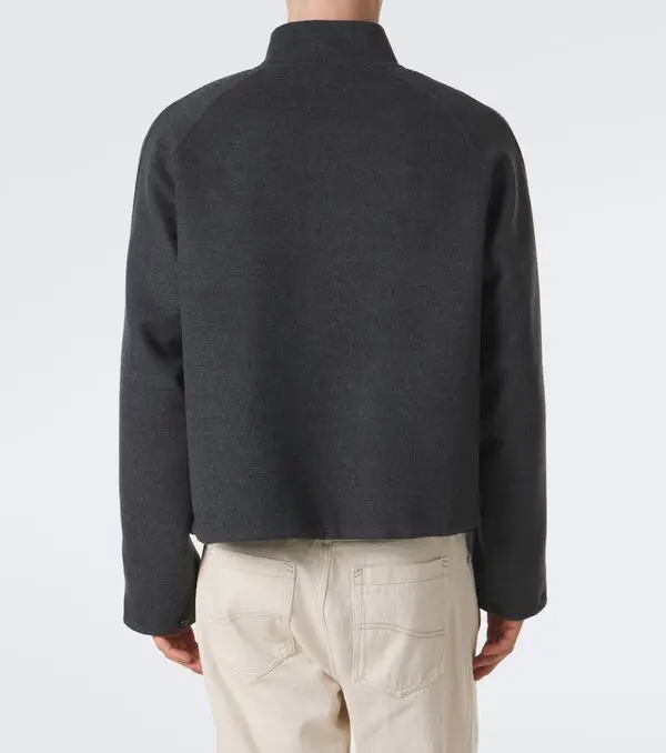 STOFFA Stòffa Reversible Wool Fleece Jacket