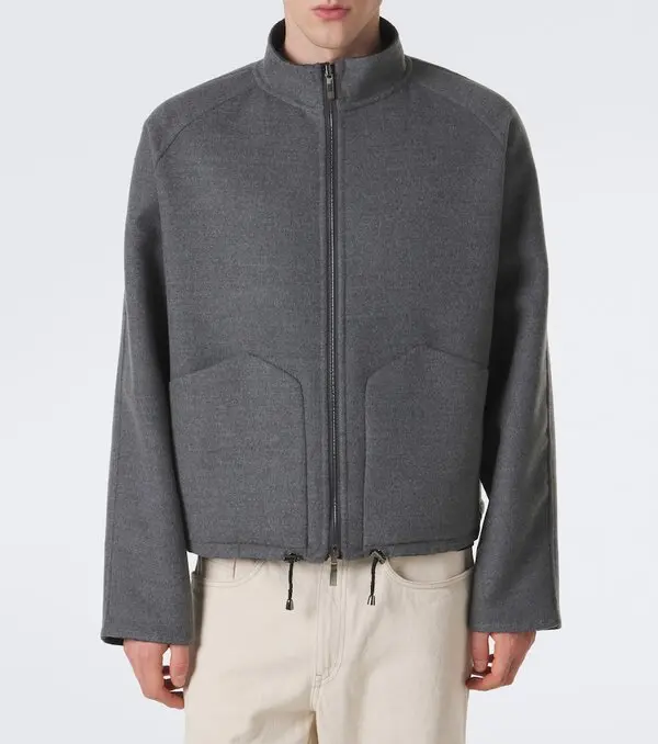 STOFFA Stòffa Reversible Wool Fleece Jacket