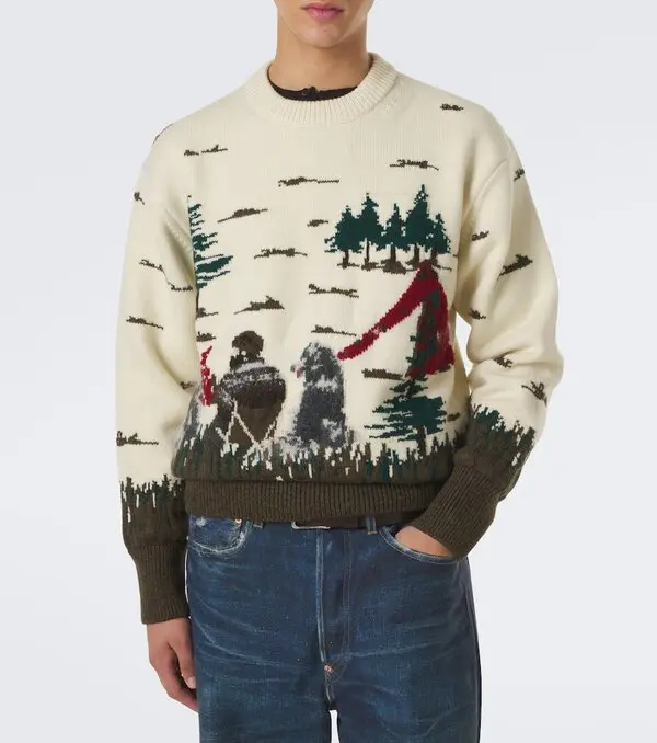 Junya Watanabe Intarsia Wool Sweater