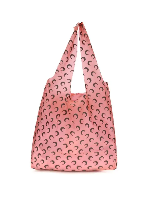 MARINE SERRE Luna Tote Bag - Pink
