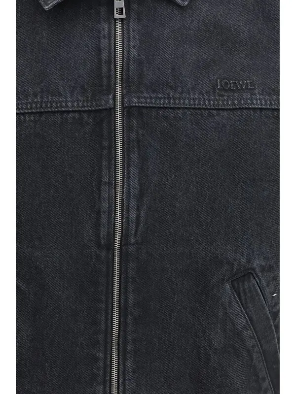 Loewe Zip-up Denim Jacket