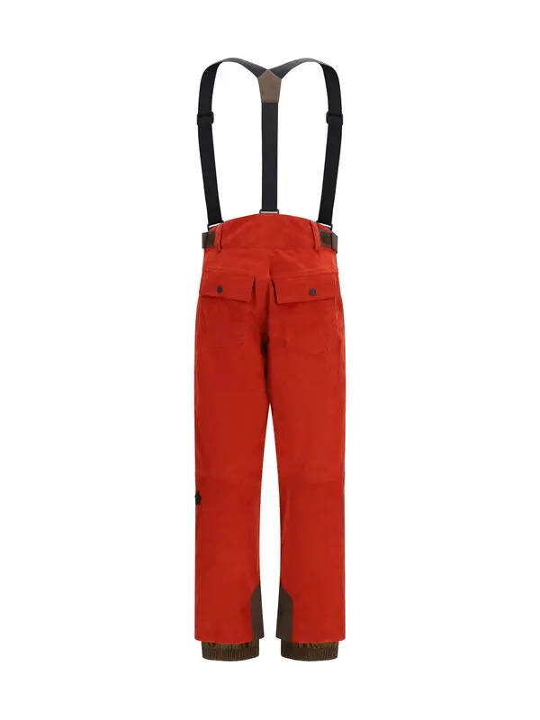 Moncler Corduroy Insulated Ski Bib Pants