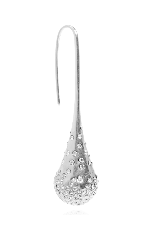 JIMMY CHOO Brass Earrings With Shimmering Crystals