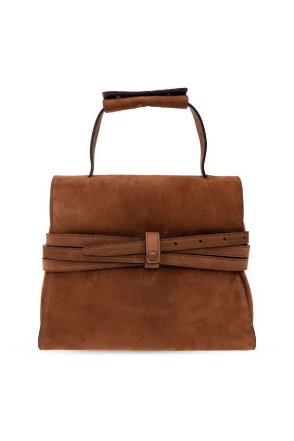 Moschino Suede Logo Bag