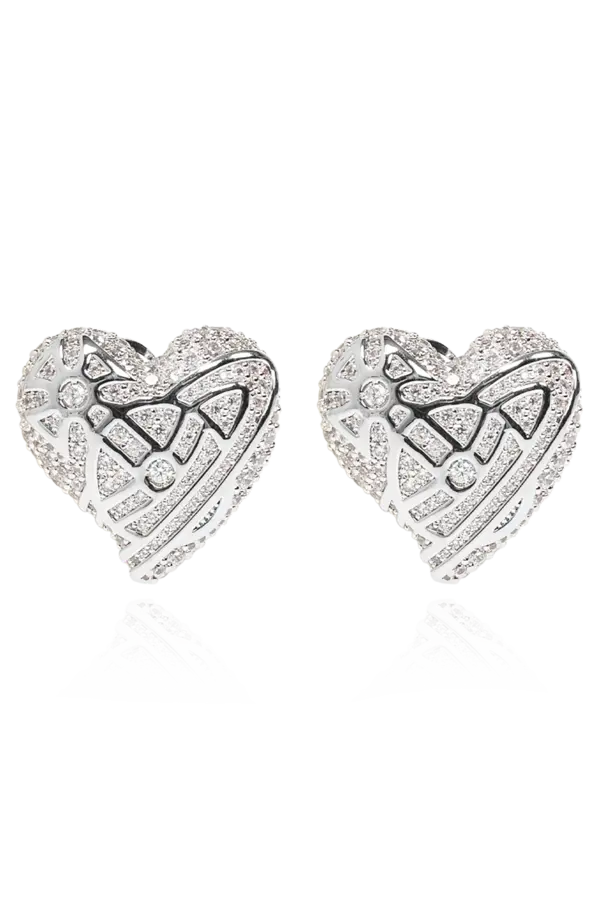 VIVIENNE WESTWOOD Evangeline’ Earrings - Silver